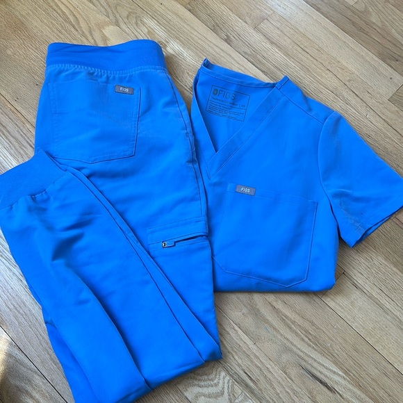 Figs | Pants & Jumpsuits | Figs Scrub Set Ceil Blue Xs | Poshmark